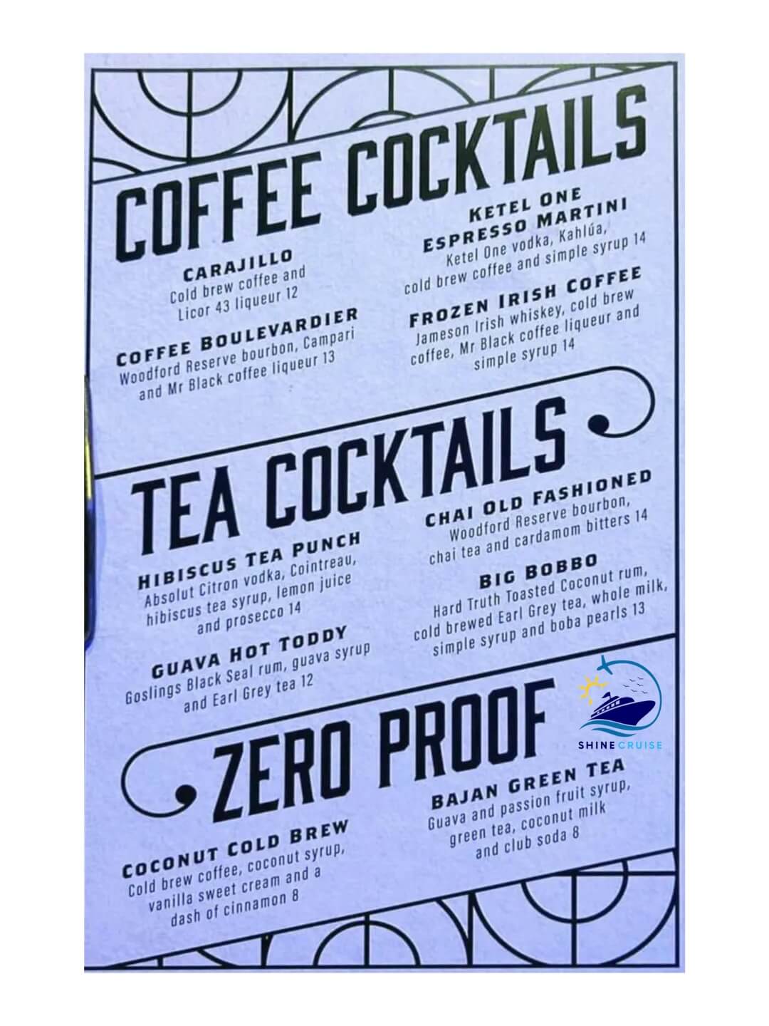 Royal Caribbean Drink Prices 2025 & Bar Menus for all Ships