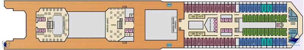 Carnival Splendor Deck Plans with Layout & Activities 2024