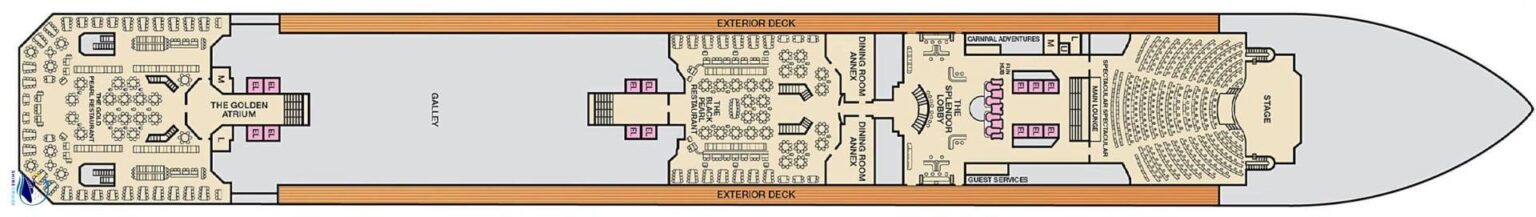 Carnival Splendor Deck Plans with Layout & Activities 2024