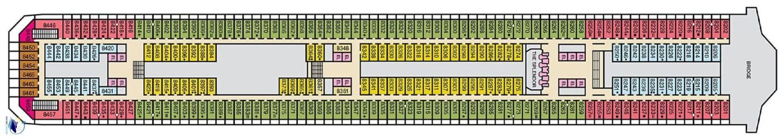 Carnival Splendor Deck Plans with Layout & Activities 2024