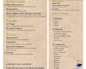 Carnival Cruise Menus 2025 (Complimentary, Specialty, & MDR)