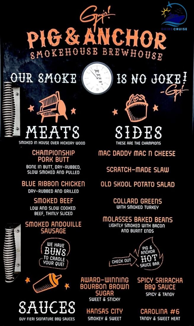 Carnival Cruise Menus 2025 (Complimentary, Specialty, & MDR)