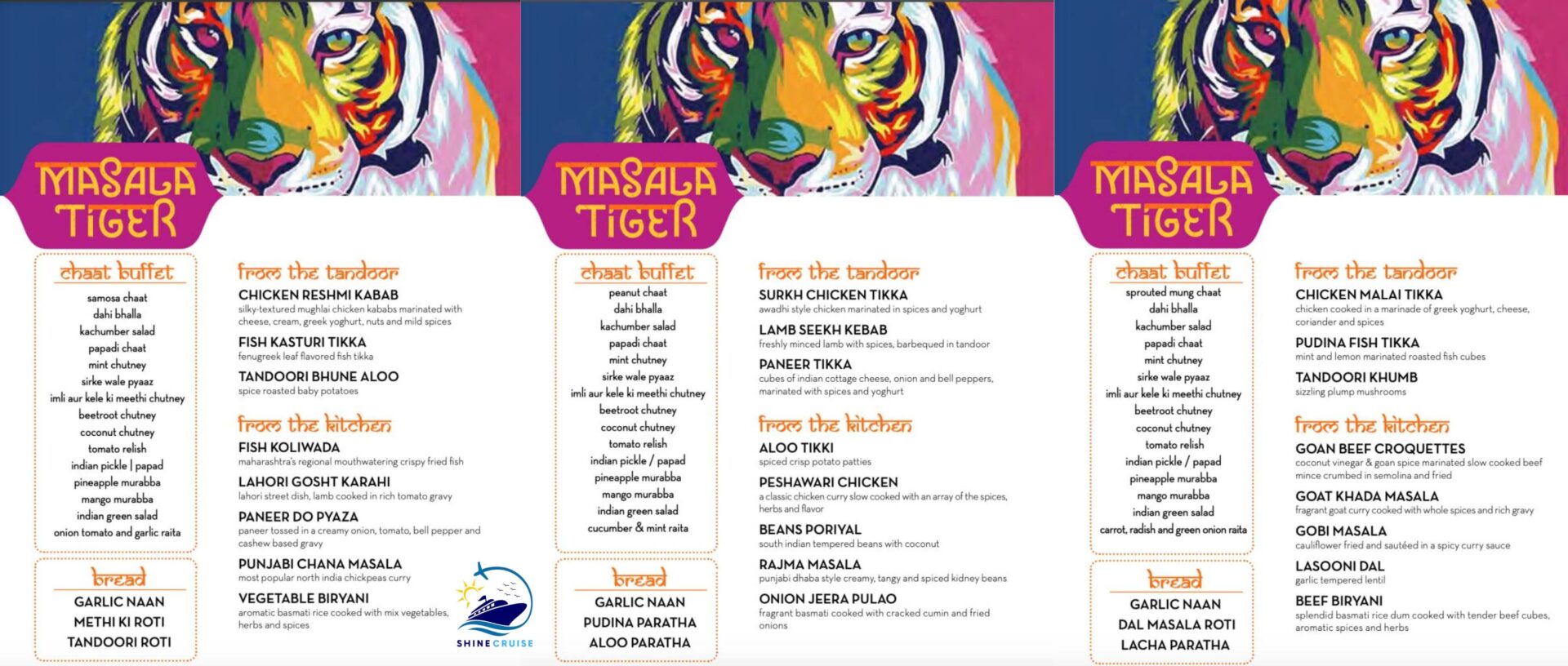 Carnival Cruise Menus 2025 (Complimentary, Specialty, & MDR)