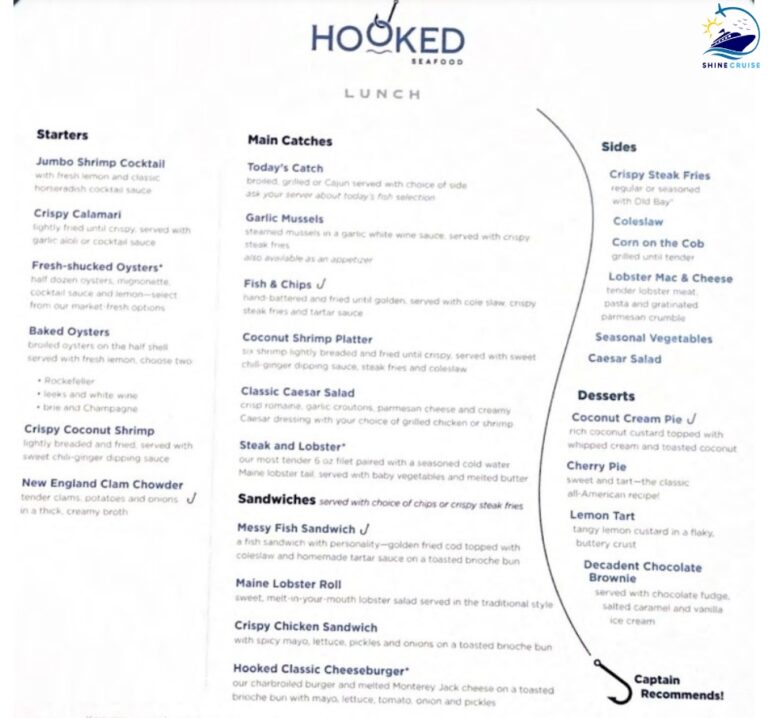 Royal Caribbean Icon of the Seas Restaurants Menu 2025