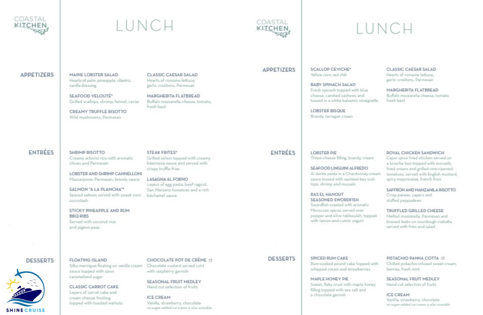 Royal Caribbean Icon of the Seas Restaurants Menu for 2026