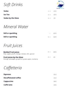MSC Drinks Menu 2025 Prices (All MSC Bar Menus with Prices)