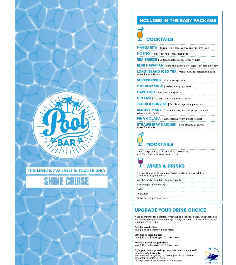 MSC Drinks Menu 2025 Prices (All MSC Bar Menus with Prices)