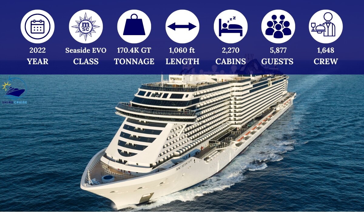 MSC Ships by Size Biggest to Smallest 2025 with Class
