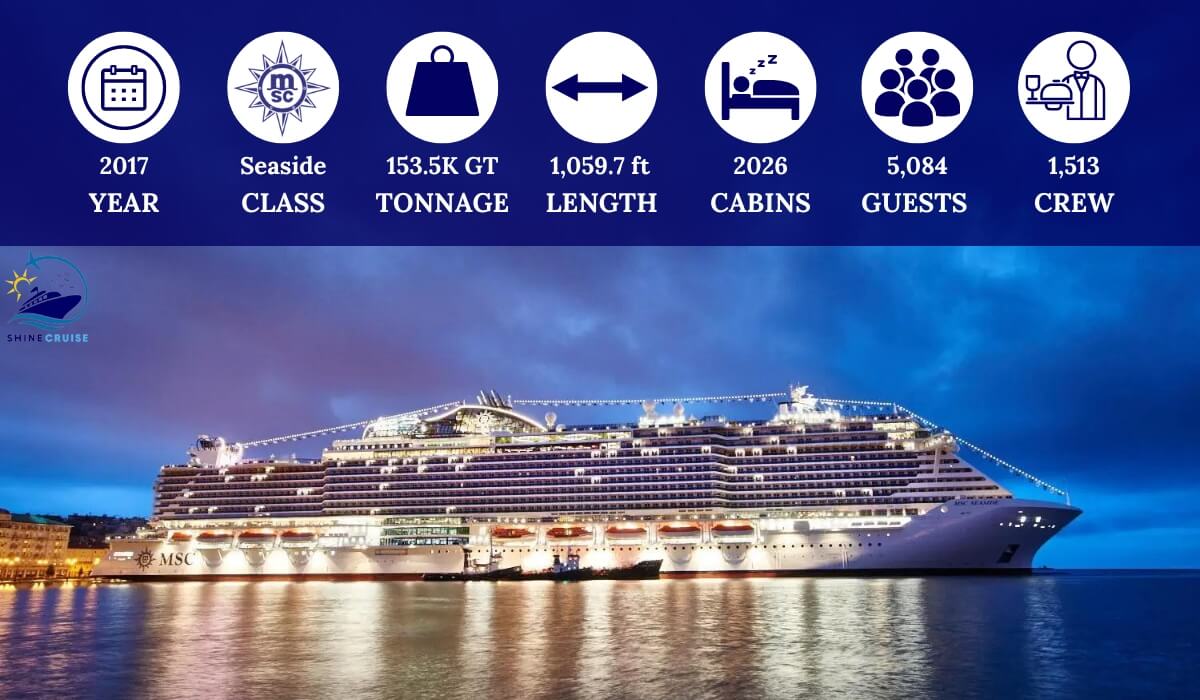 MSC Ships by Size Biggest to Smallest 2025 with Class