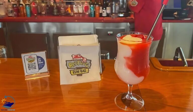 Carnival Red Frog Rum Bar Menu for 2026 with Prices