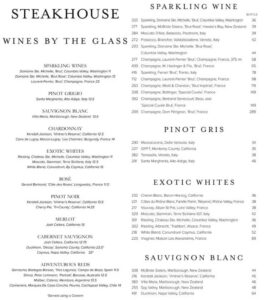 Carnival Fahrenheit 555 Steakhouse Menu 2025 with Prices