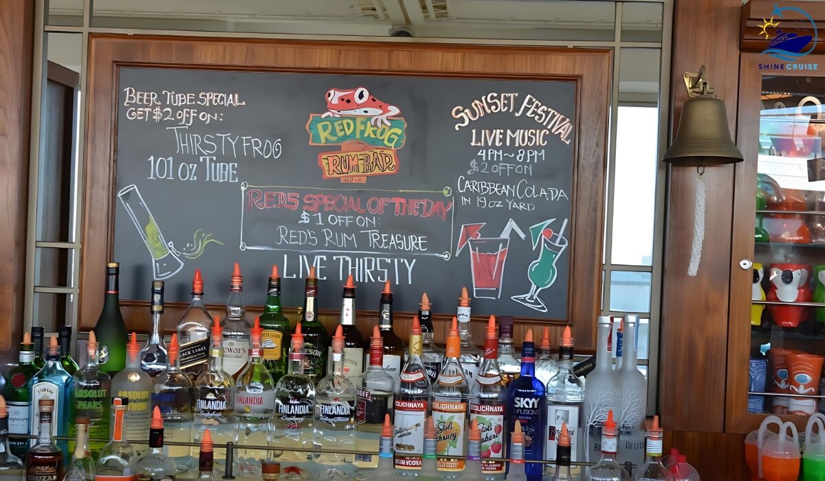 Carnival Red Frog Rum Bar Menu 2025 with Prices & Tips