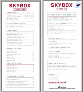 Carnival Cruise Drink Menus 2026 with Prices for all Ships