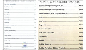 NCL Drink Menu 2025 with Bar Prices for All Norwegian Ships