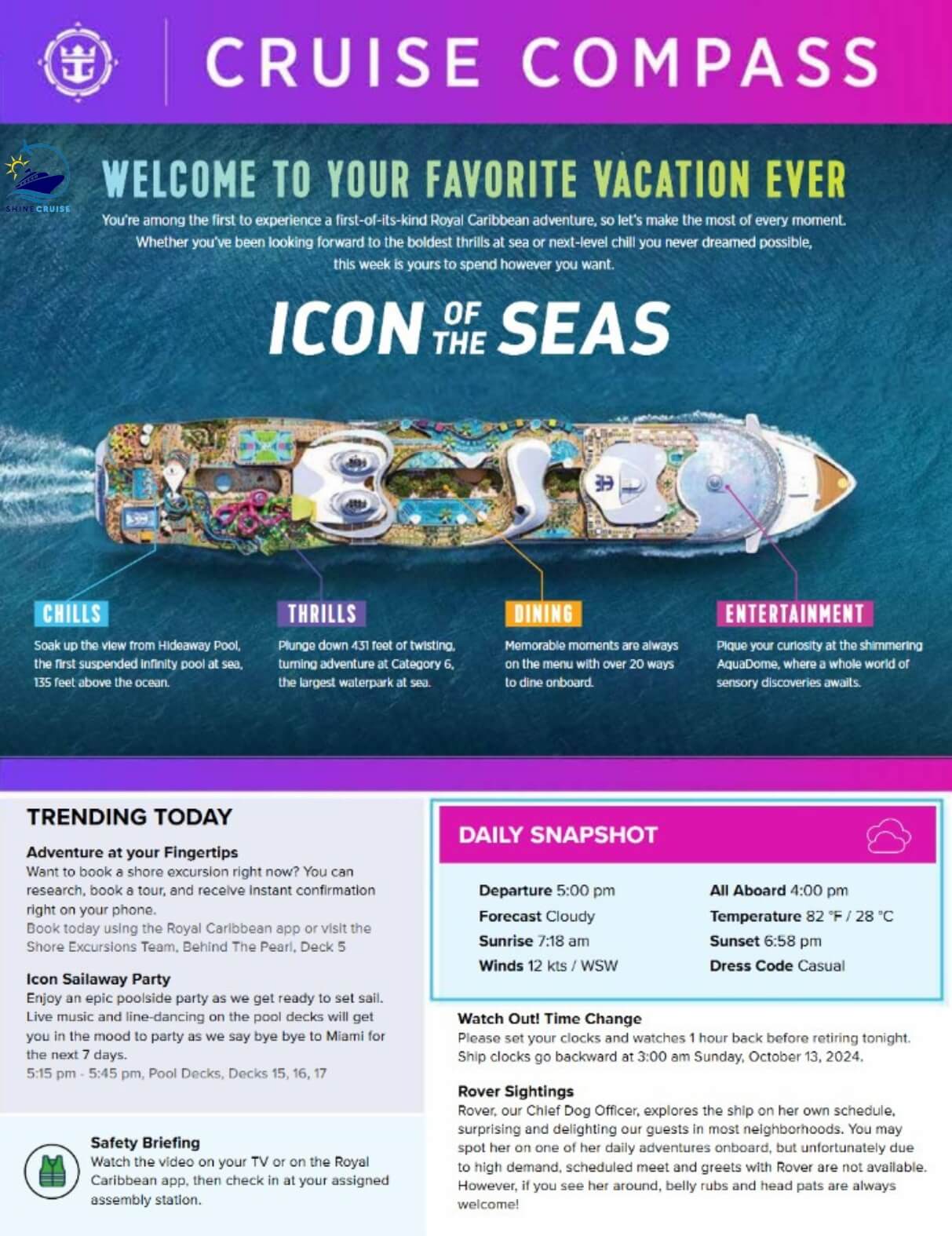 Royal Caribbean Cruise Compass 2025: A Daily Newsletter