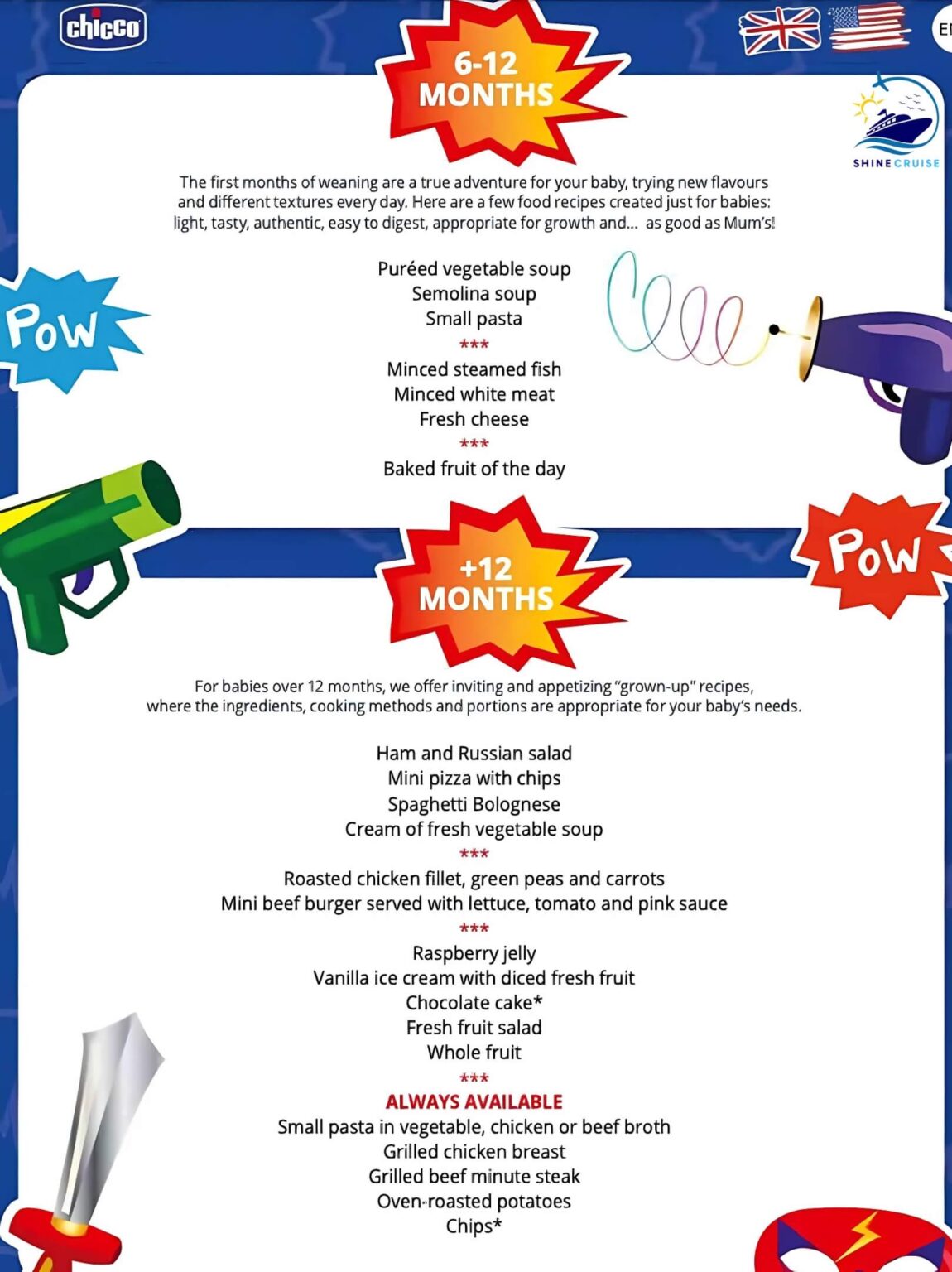 MSC Main Dining Room Menu 2025 (Breakfast, Lunch, & Dinner)