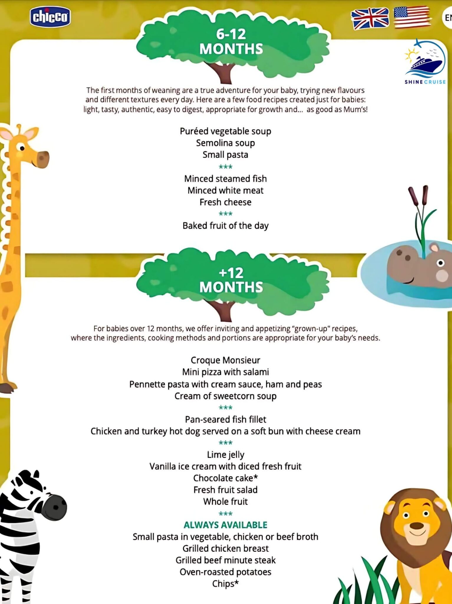 MSC Main Dining Room Menu 2025 (Breakfast, Lunch, & Dinner)