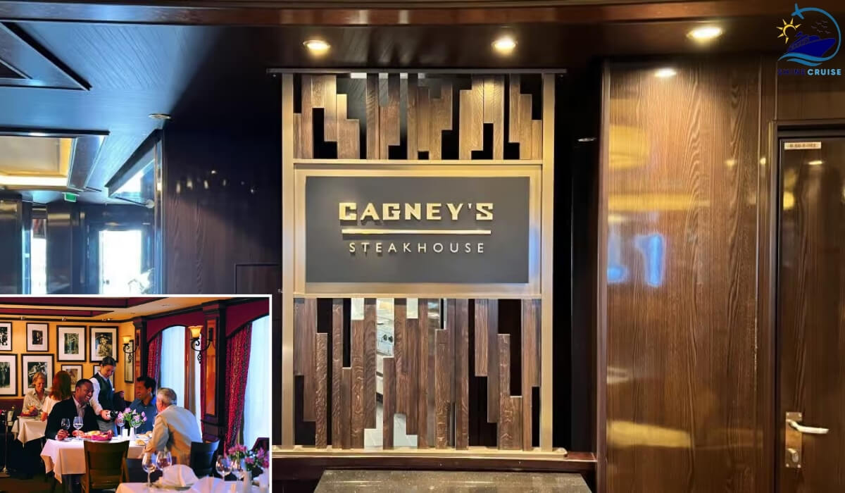 NCL Cagney's Steakhouse Menus for 2026 with Cost & Review