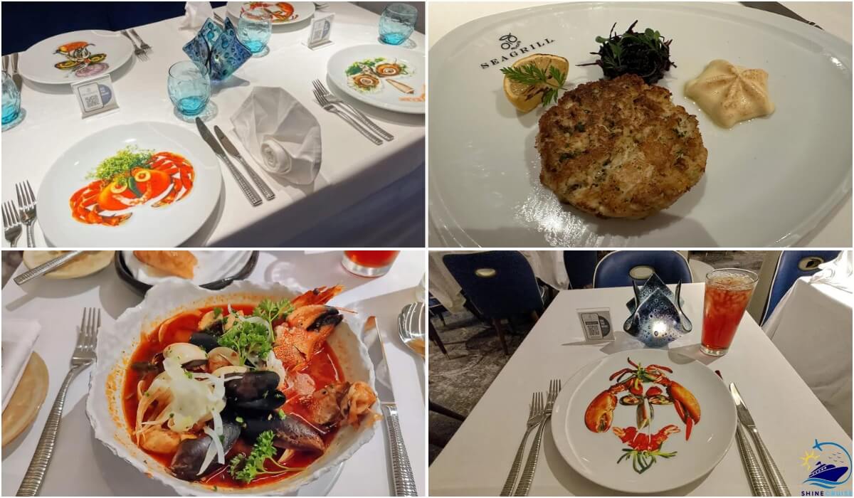 Carnival Rudi's Seagrill Menus for 2026 with Cost & Reviews