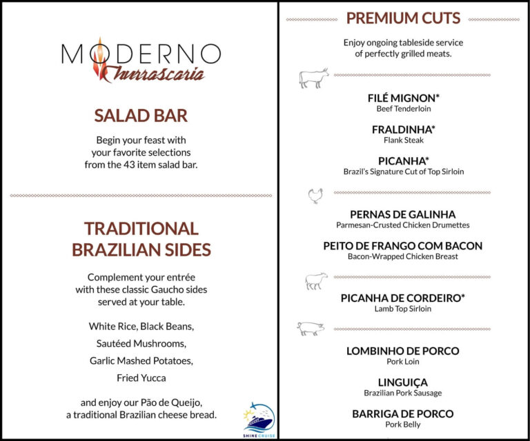NCL Moderno Churrascaria Menu 2026 Review, Prices & Tips