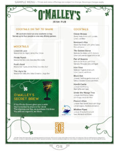 Princess Casual Dining Menus 2025 For All Ships