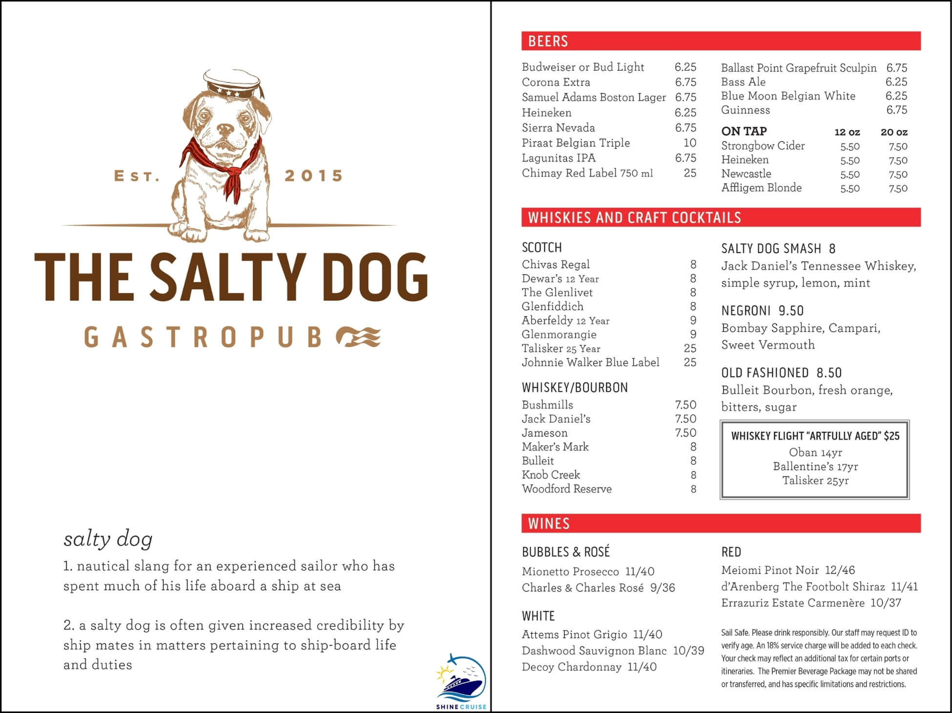 Princess Casual Dining Menus 2025 For All Ships