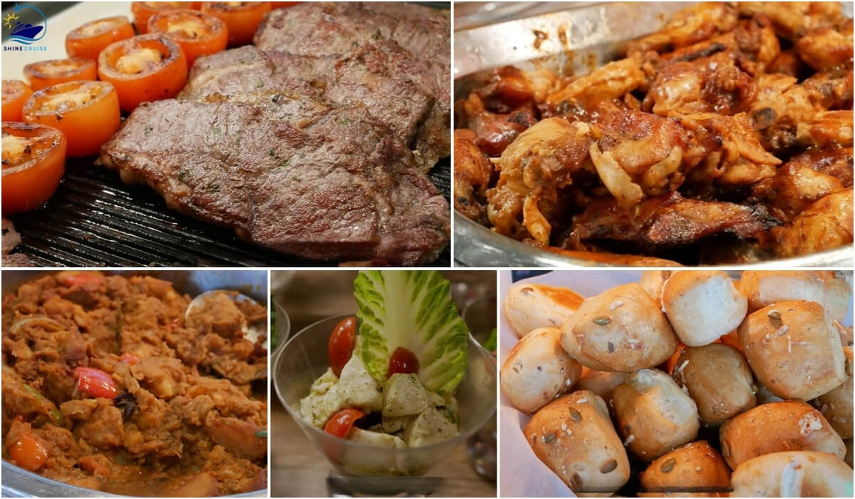 Royal Caribbean Windjammer Buffet Menu 2025 with Pictures