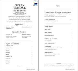 Princess Casual Dining Menus 2025 For All Ships