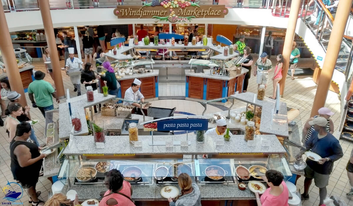 Royal Caribbean Windjammer Buffet Menu with Reviews & Tips