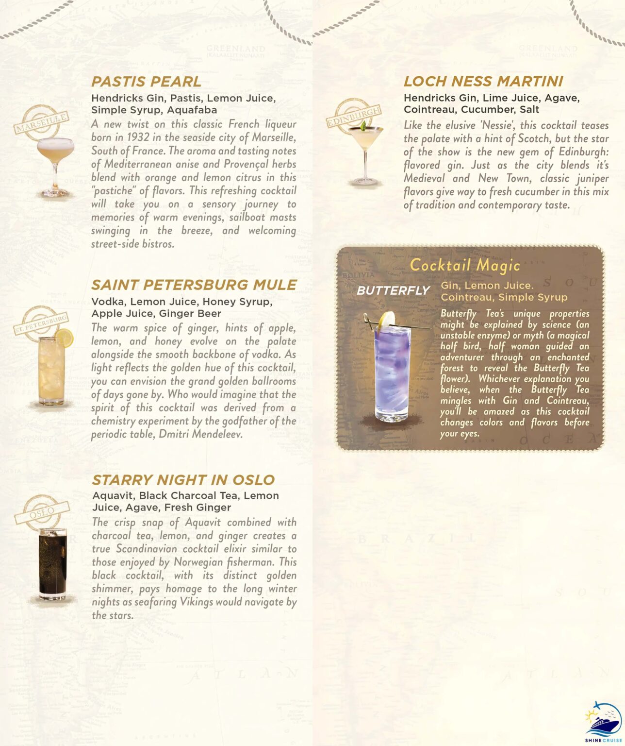 Princess Cruises Drinks Menu 2025 with Prices for all Ships