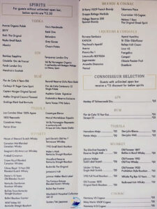 NCL Drink Menu 2025 with Bar Prices for all Norwegian Ships