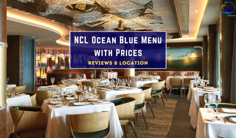 NCL Ocean Blue Menus for 2026 with Cost and Review