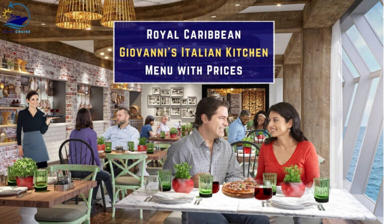 Royal Caribbean Giovanni's Italian Kitchen Menus for 2026