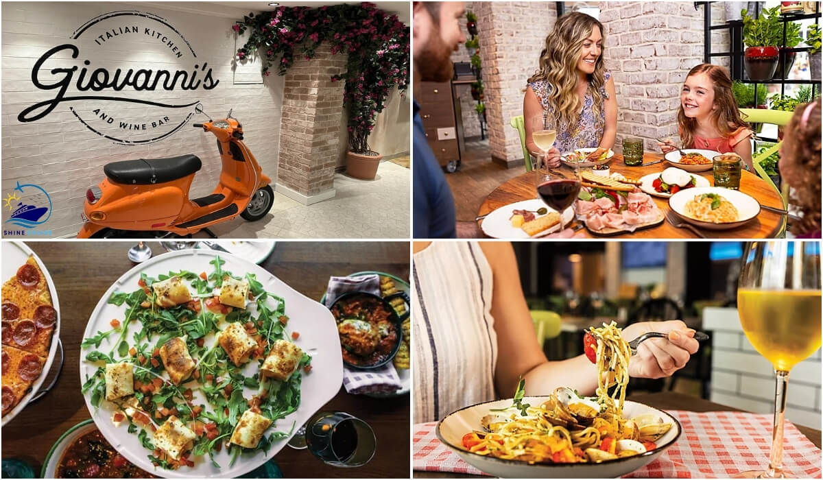Royal Caribbean Giovanni's Italian Kitchen Menus for 2026