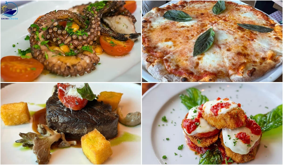 Royal Caribbean Giovanni's Italian Kitchen Menu 2025 Prices