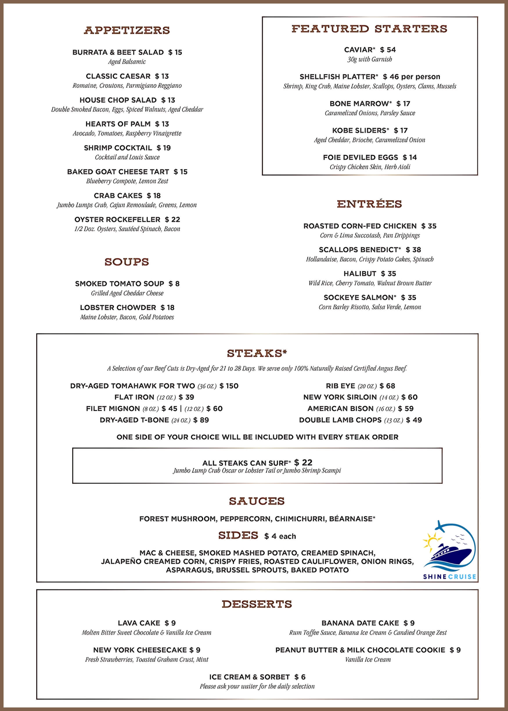 MSC The Butcher's Cut Menu 2025 Reviews, Cost, & Tips