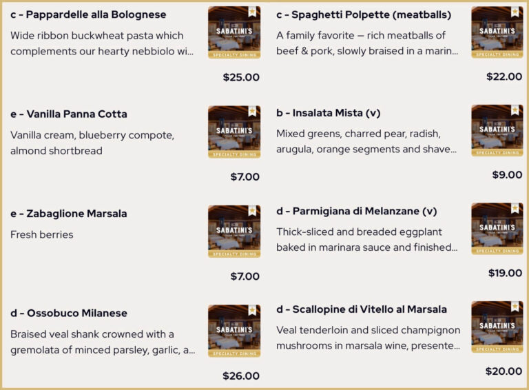 Princess Cruises Room Service Menu 2025 Prices & Tips!