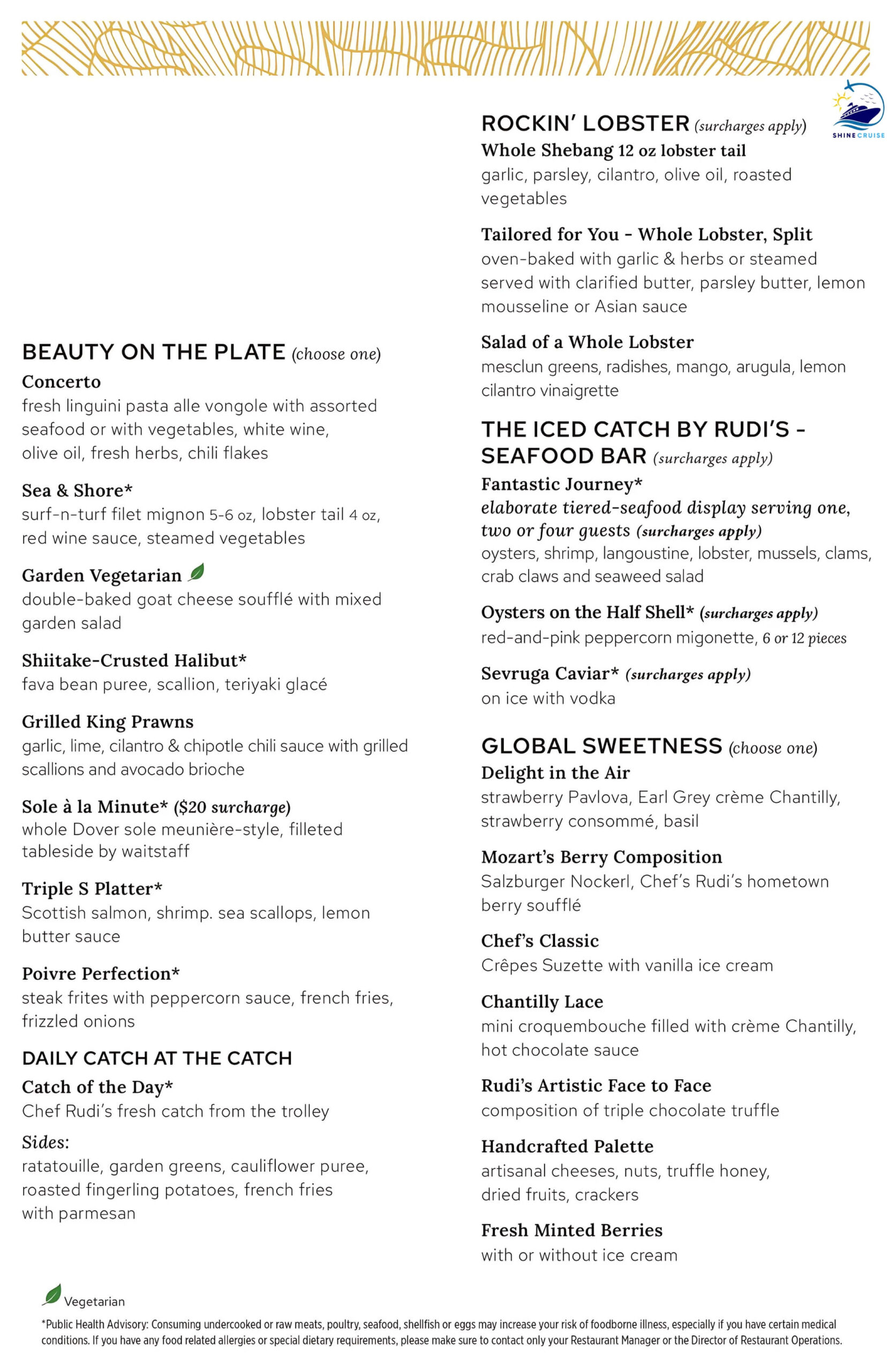 Princess The Catch by Rudi Menus for 2026: Cost & Reviews