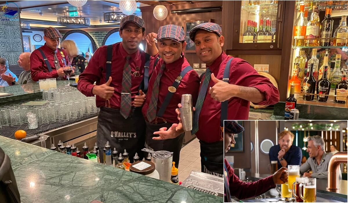 Princess Cruises O'Malley's Irish Pub Menus for 2026