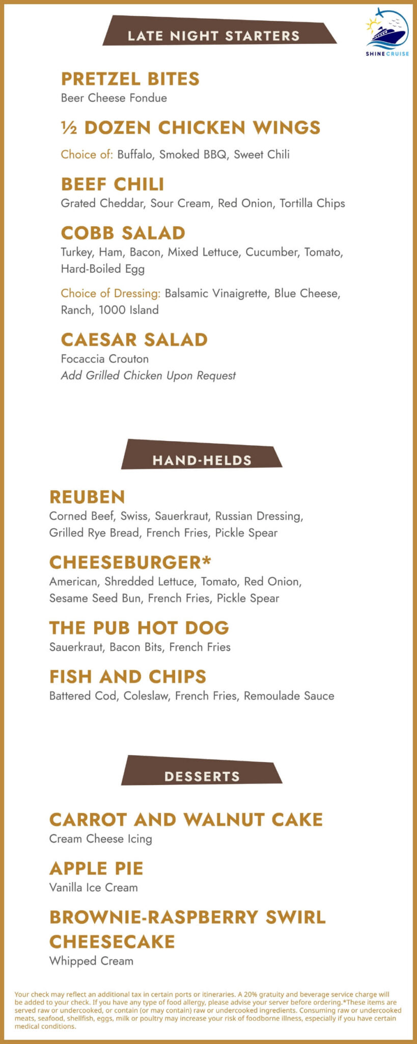 NCL The Local Menus for 2026 with Reviews and Tips