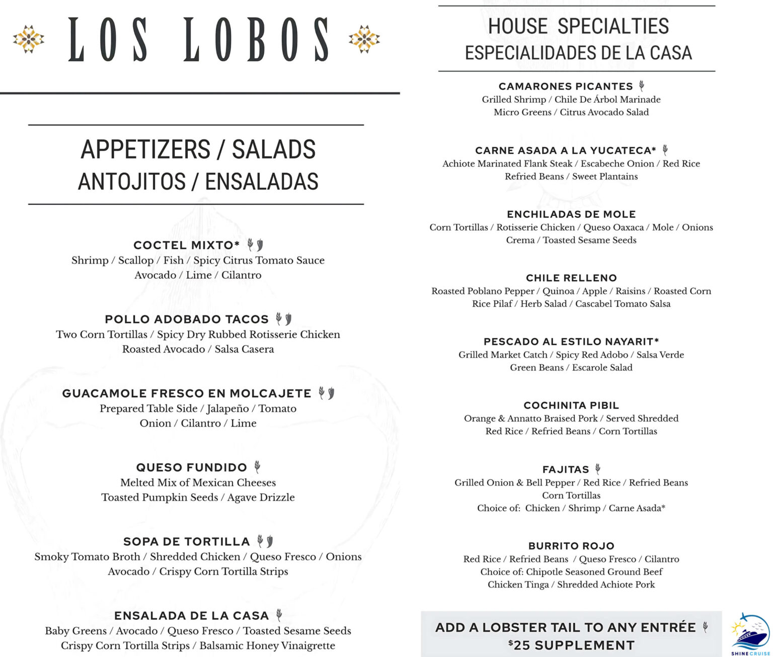 NCL Aqua Restaurants Menu 2025 Complete Guide