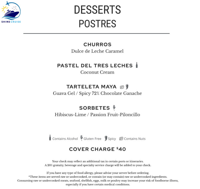 NCL Aqua Restaurants Menu 2025 Complete Guide