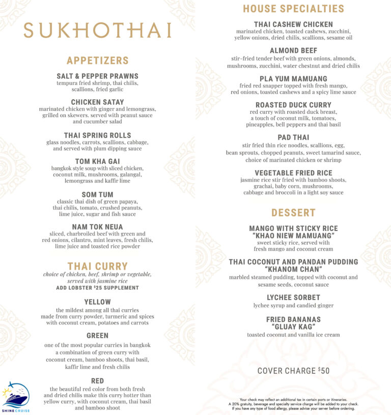 NCL Aqua Restaurants Menu 2025 Complete Guide