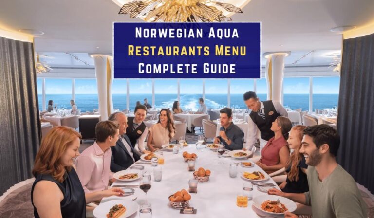 NCL Aqua Restaurants Menus for 2026 - Detailed Guide
