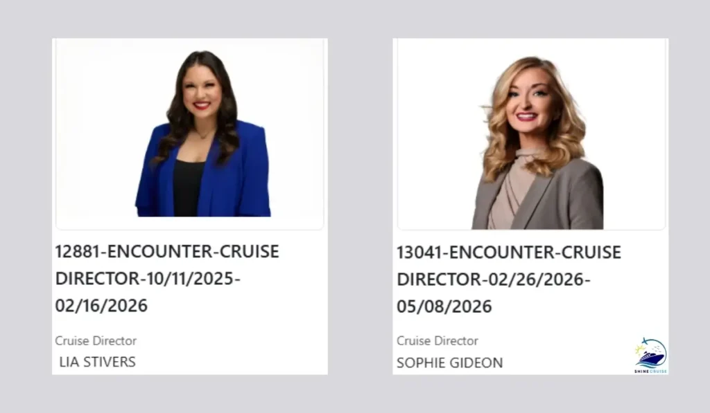 Carnival Cruise Director Schedule 2026 for all Ships
