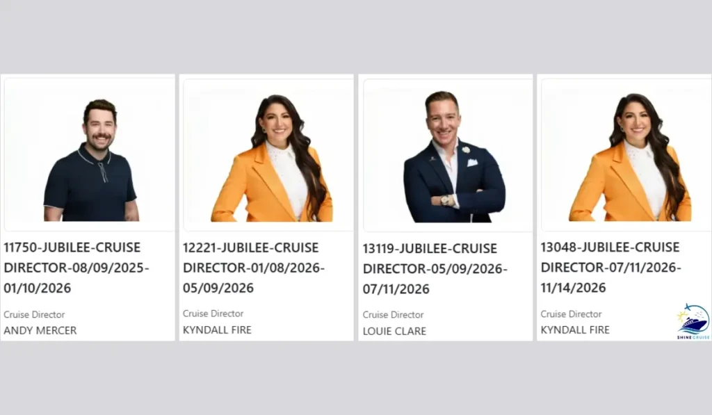 Carnival Cruise Director Schedule 2026 for all Ships