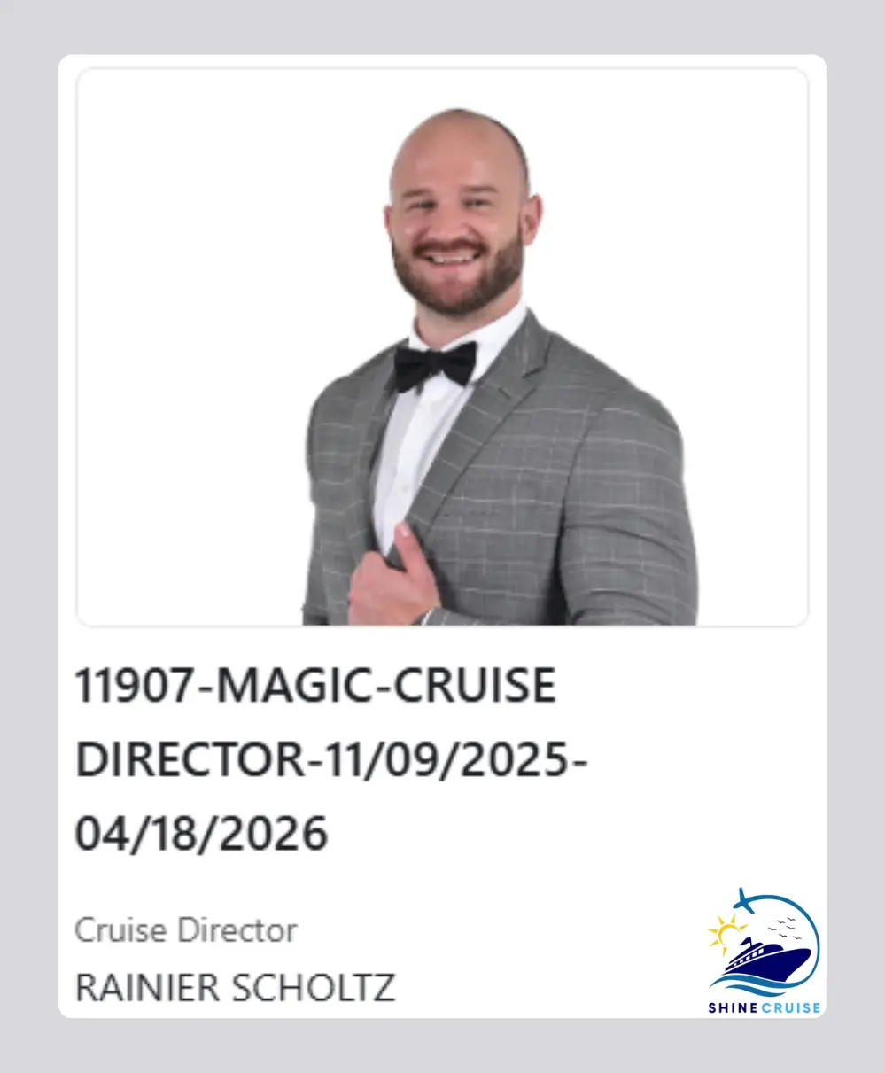 Carnival Cruise Director Schedule 2026 for all Ships