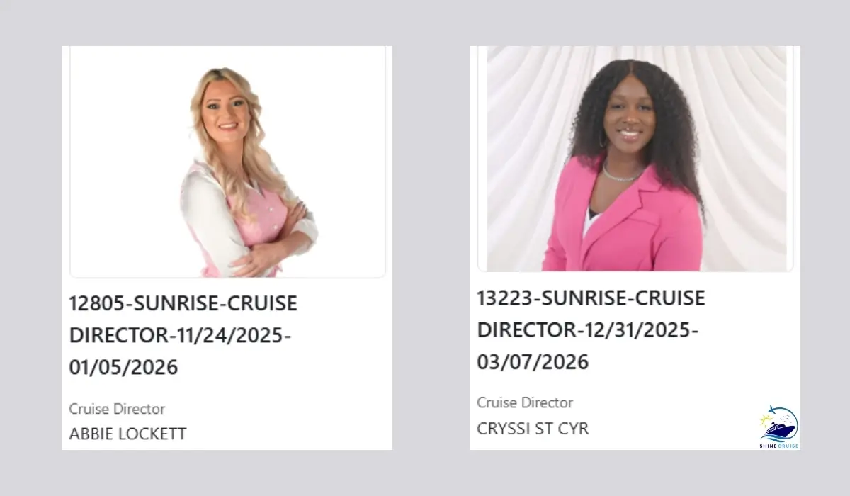 Carnival Cruise Director Schedule 2026 for all Ships