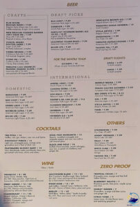 Playmakers Royal Caribbean Menus for 2026