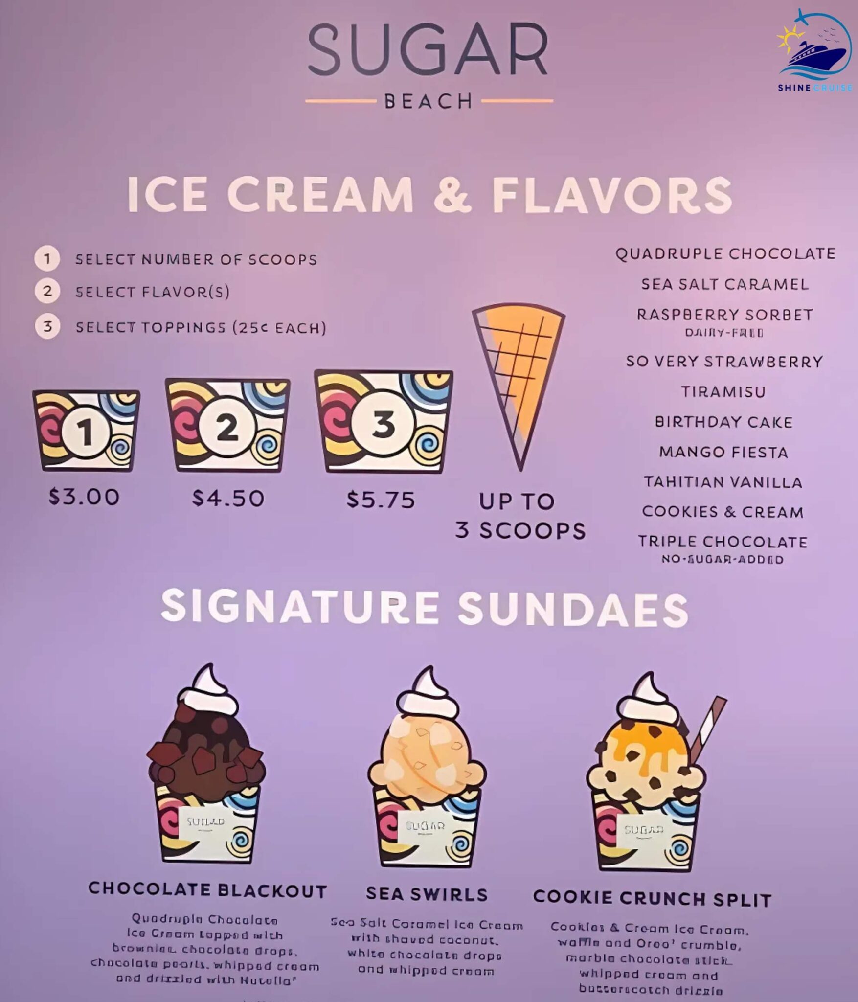 Royal Caribbean Cafe Promenade Menu 2026 Review & Tips